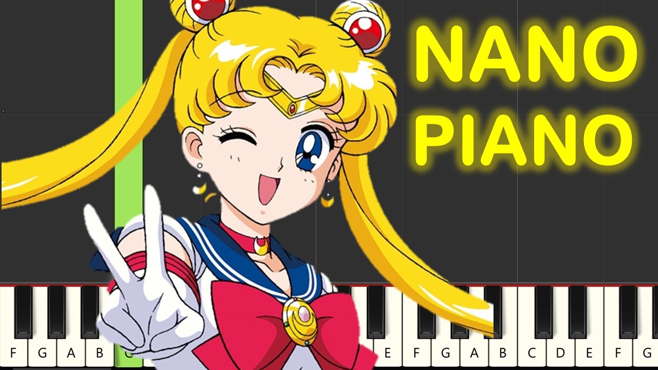 Sailor Moon Moonlight Legend Piano Tutorial - YouTube