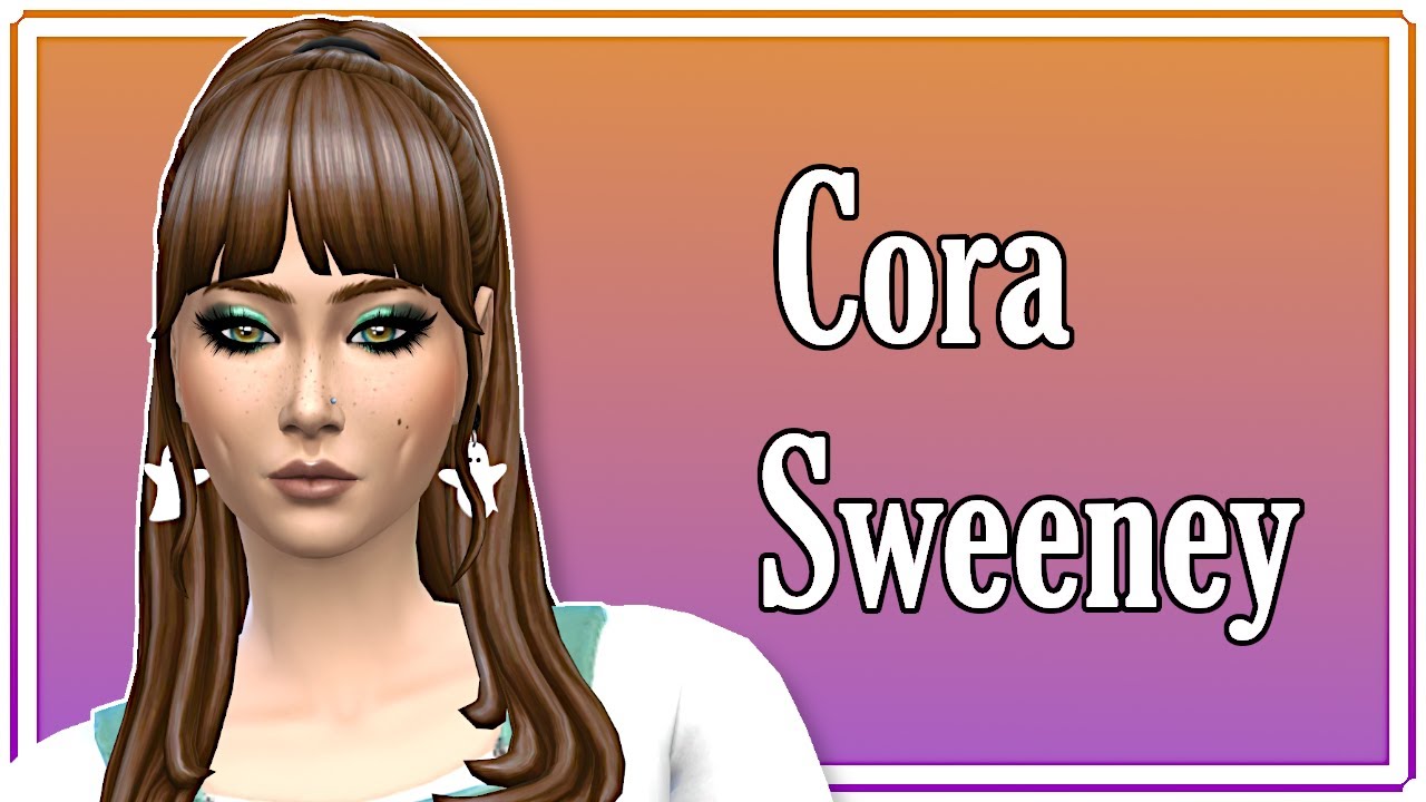 The Sims 4 Create A Sim: Cora Sweeney 🎨 - YouTube