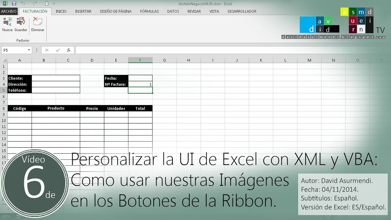 Como usar nuestras Imágenes en los Botones de la Ribbon de Excel con ...