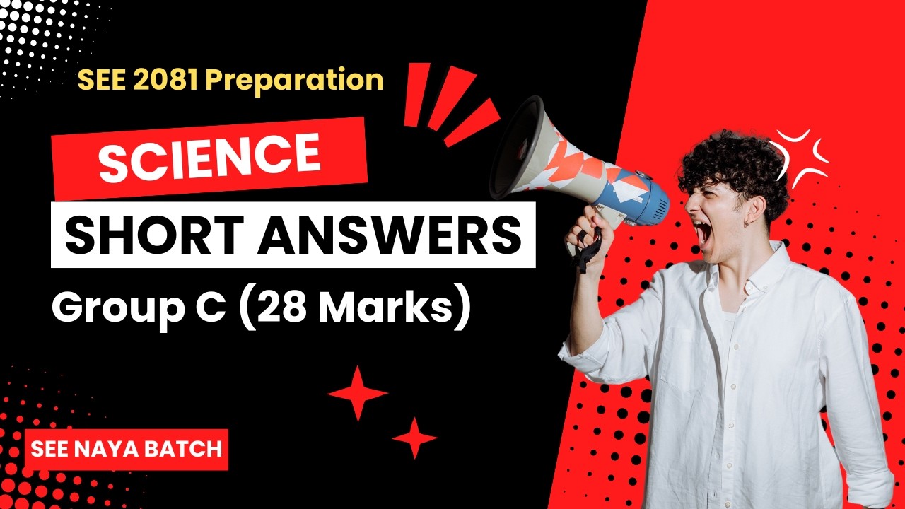 Mastering Group 'C' Science Questions for SEE Board Exams | Model Set 1 ...
