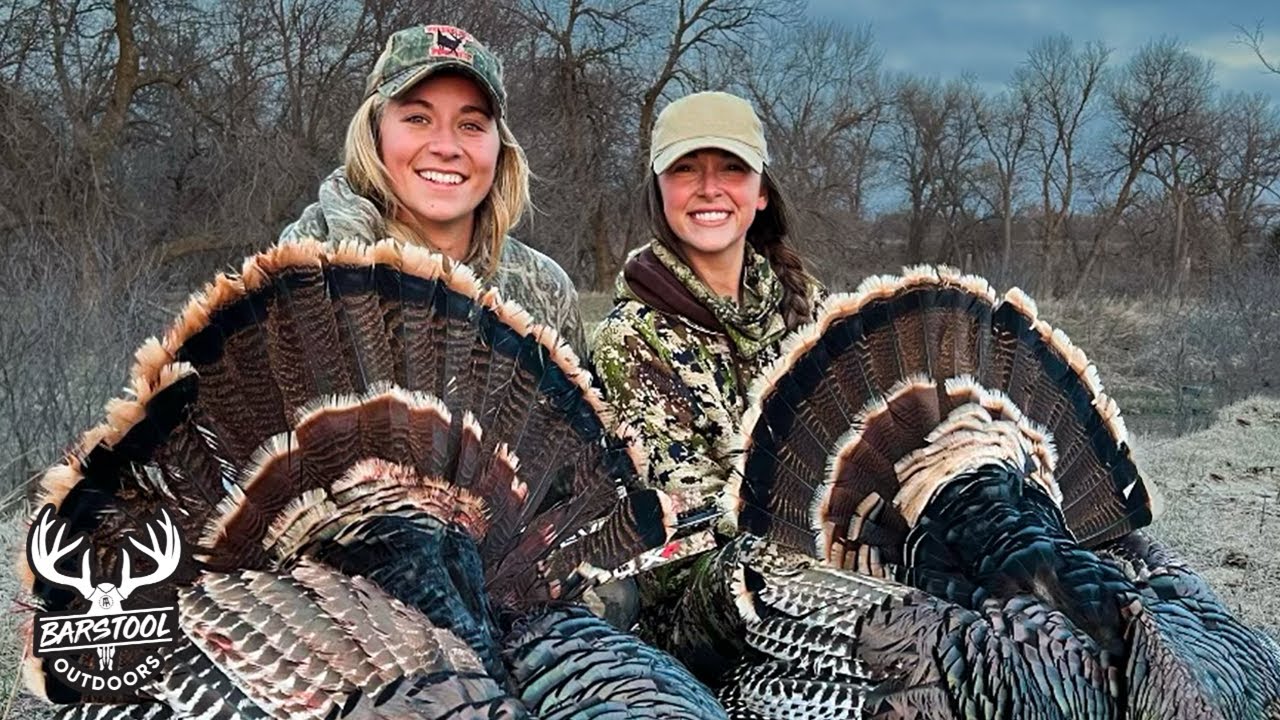 Two Chicks Chasing Turkeys - YouTube