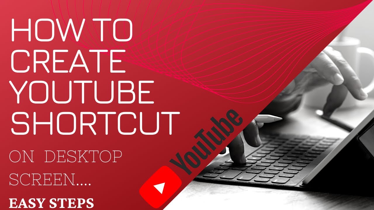 How to Create a Youtube shortcut Icons in windows desktop screen. pc ...