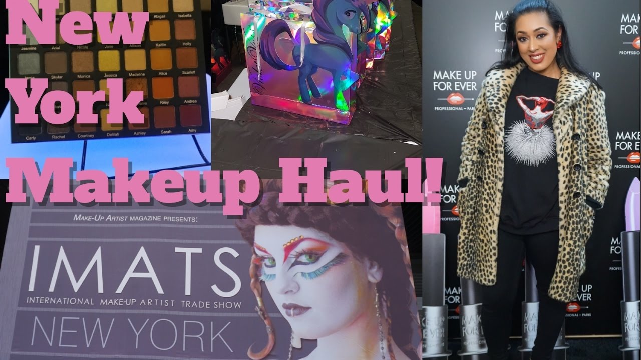 IMATS New York 2017, Sephora & Drugstore Makeup Beauty Haul! - YouTube