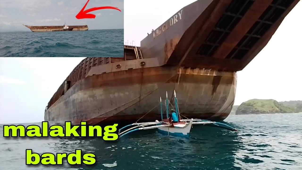 pinontahan namin yung na istranded na malaking barko - YouTube
