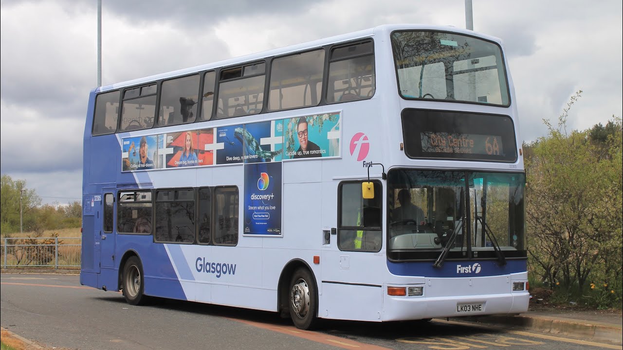 First Glasgow Plaxton President Bodied Volvo B7TL - YouTube