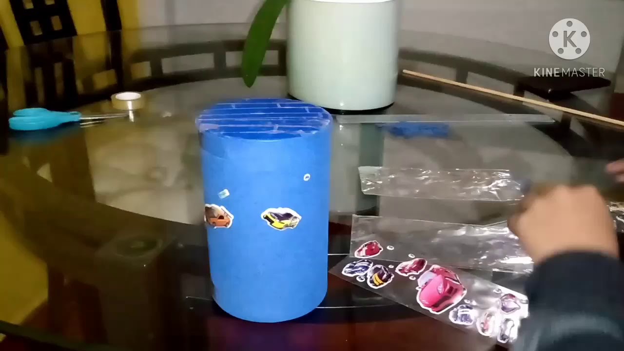 Cómo hacer un tambor con material reciclable - YouTube