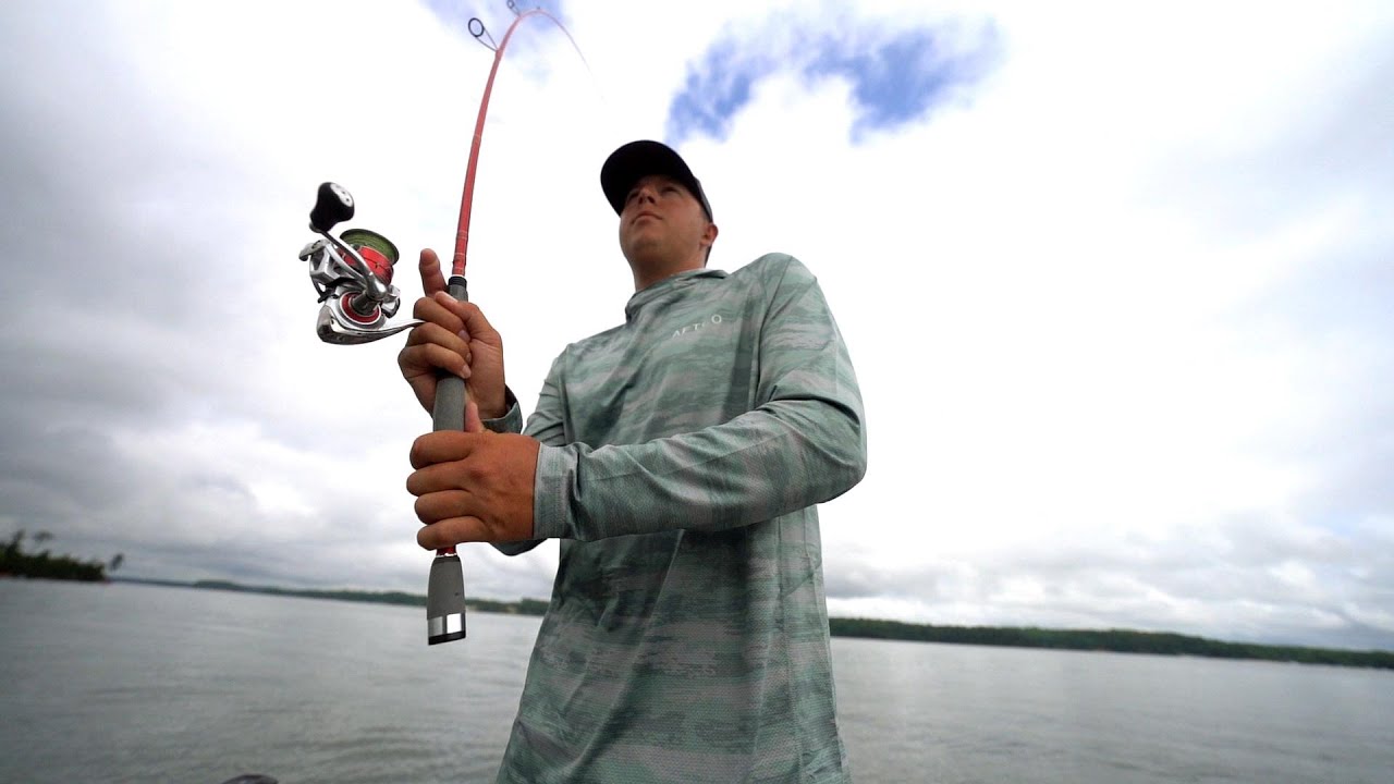 Cody Huff Shares His Line Setup for Fishing With LiveScope - YouTube