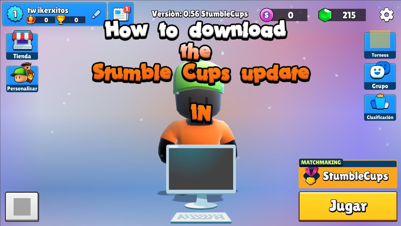 Video tutorial on how to download the Stumble Cups update - YouTube