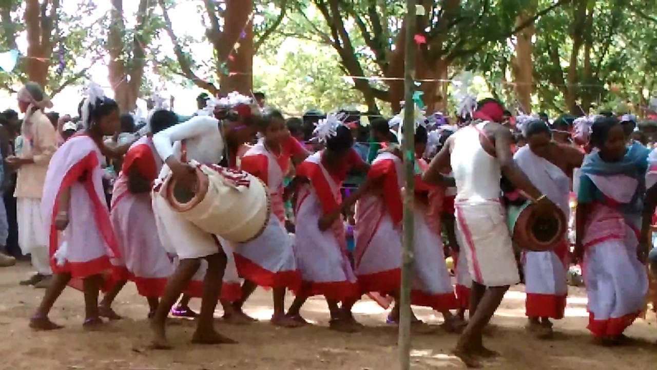 khariya cultural tribal dance // pure primitive dance - YouTube