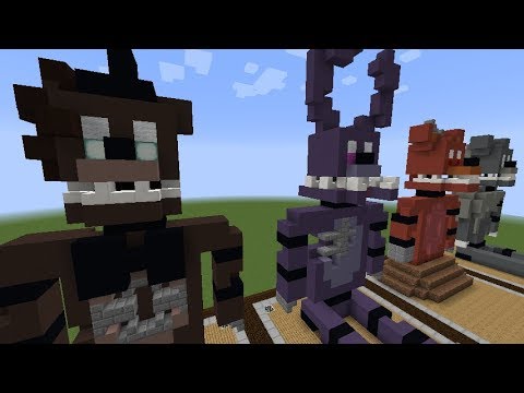 Minecraft FNAF Plush | FNAF The Twisted Ones (Speed Build) - YouTube