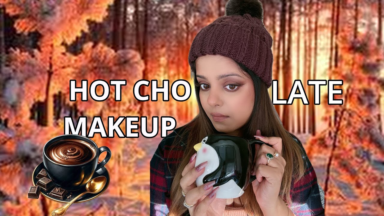 Hot Chocolate Makeup Tutorial | Super quick winter day-look - YouTube