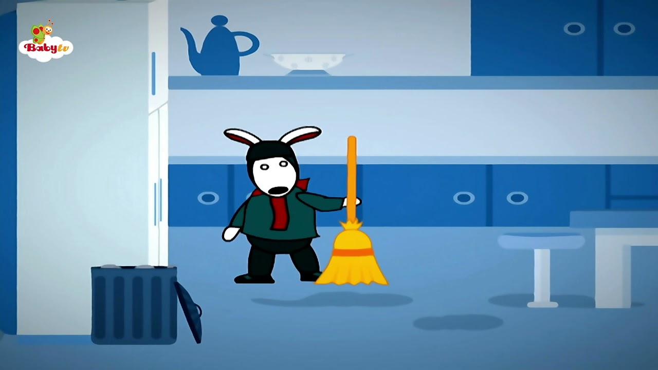 louie's friends fork broom and bath toys with mozart eine kleine ...