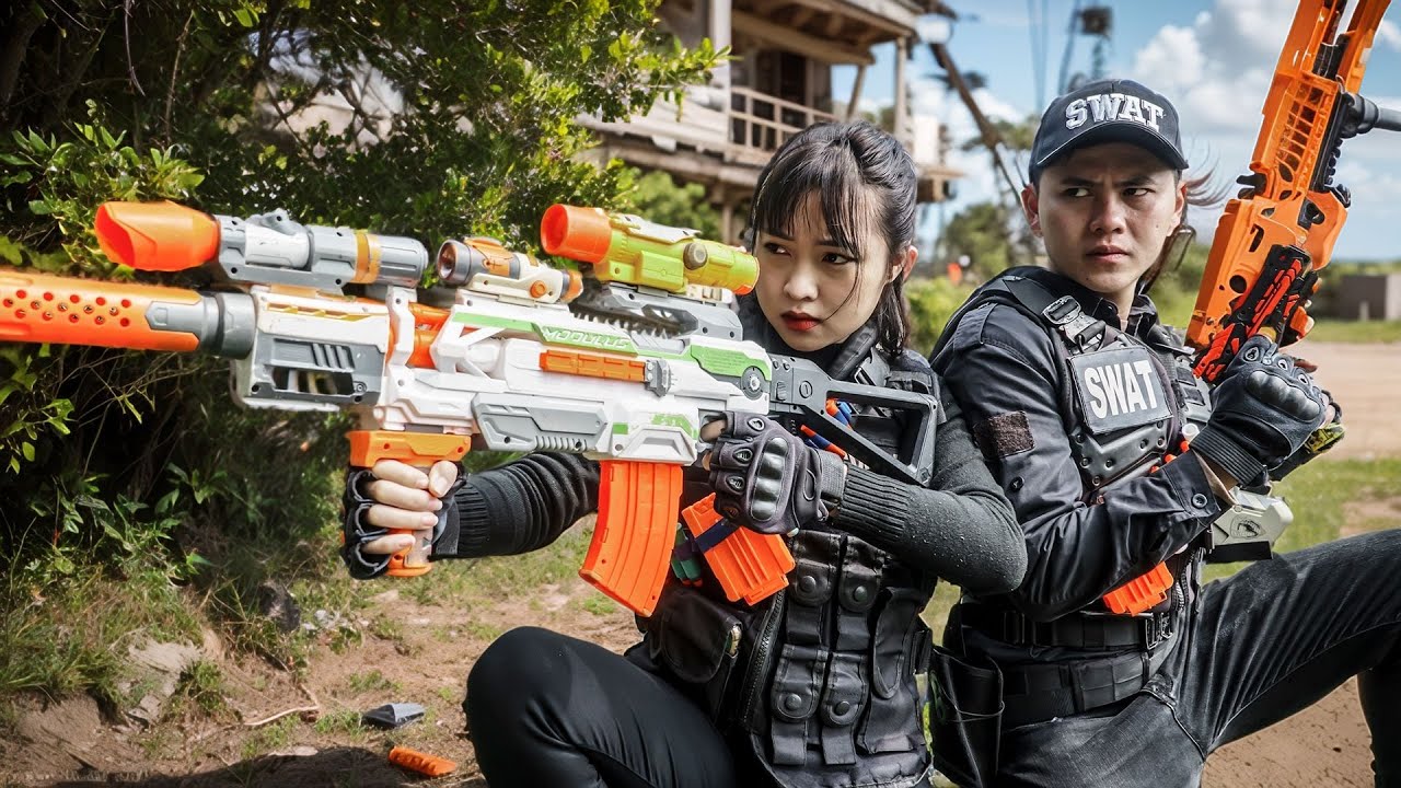 SEAL X Nerf War : SEAL X One Man Army! Destroys The Enemy Base With ...
