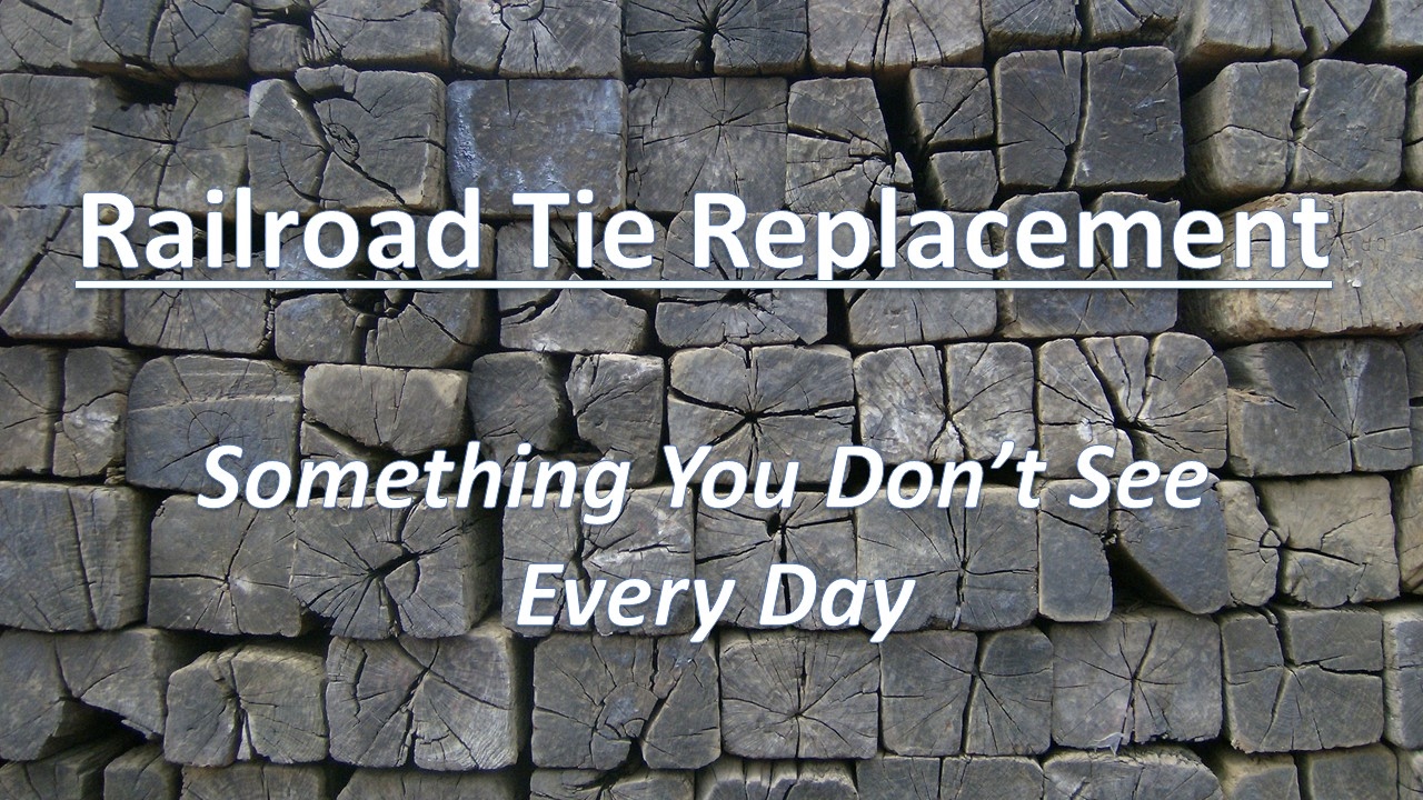 Railroad Tie Replacement - YouTube