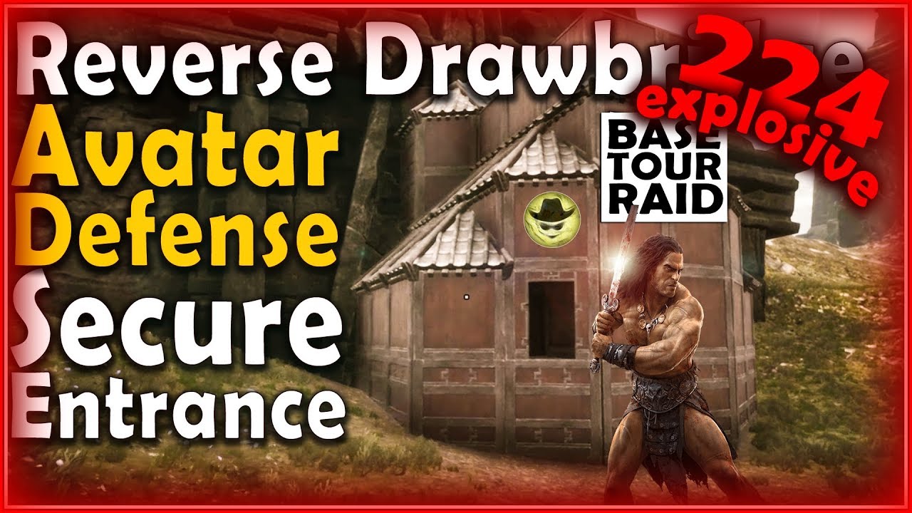 Conan Exiles - Base Raid with 224 Explosives - YouTube