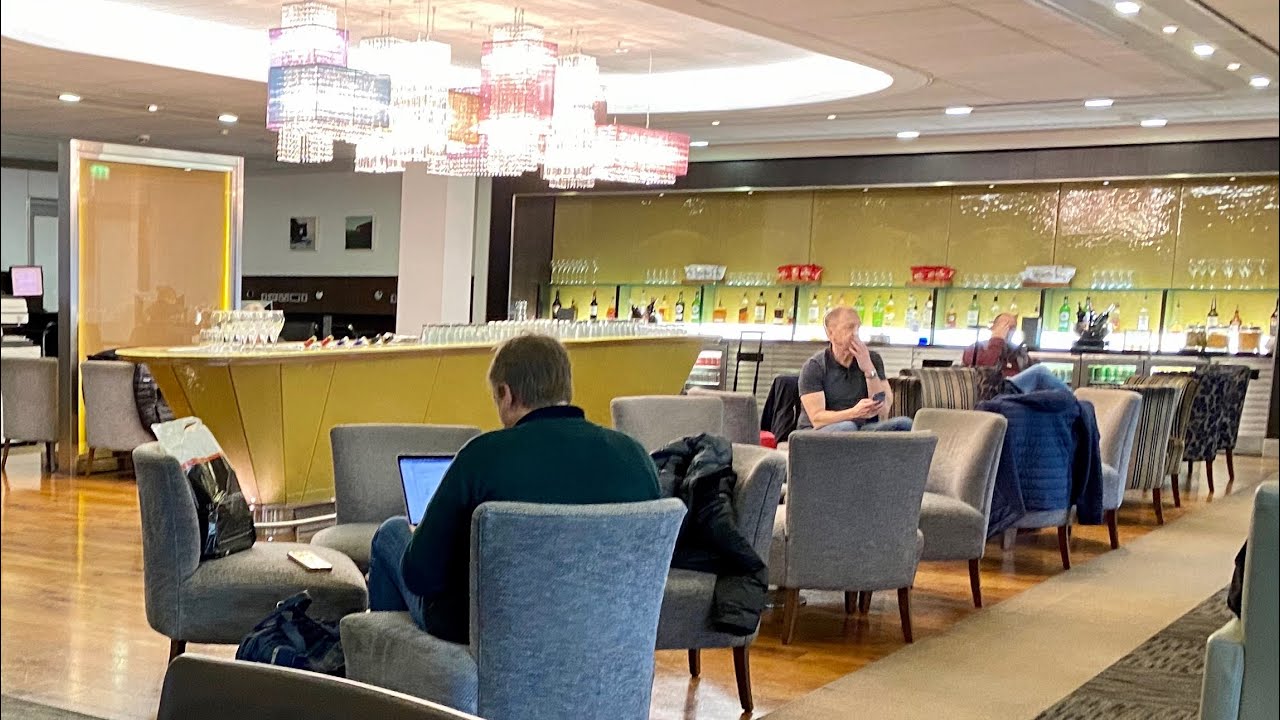 HDTV BA Galleries Lounge Heathrow Terminal 3 2020 British Airways Walk ...