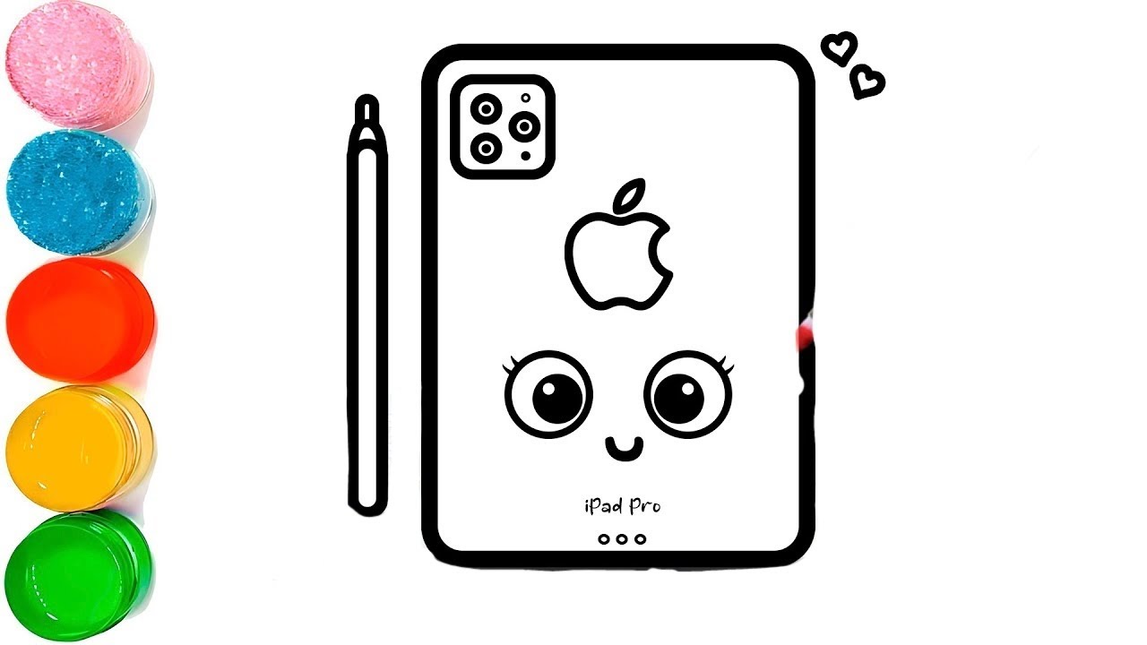 How to draw iPad Pro | iPad Pro Drawing Easy - YouTube