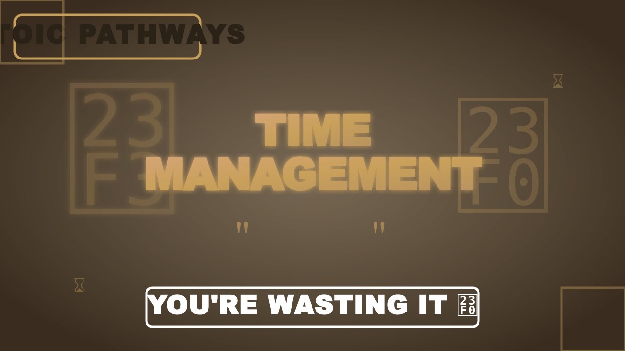 Seneca on Time Management (2000 Year Old Wisdom) - YouTube