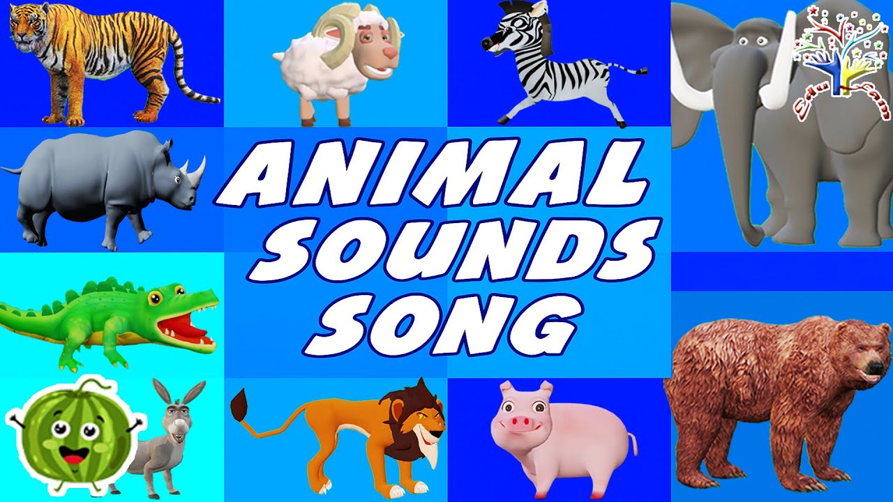 The Animal Sounds Song || Guess the Animals AG3AZ9 || Animal song ...