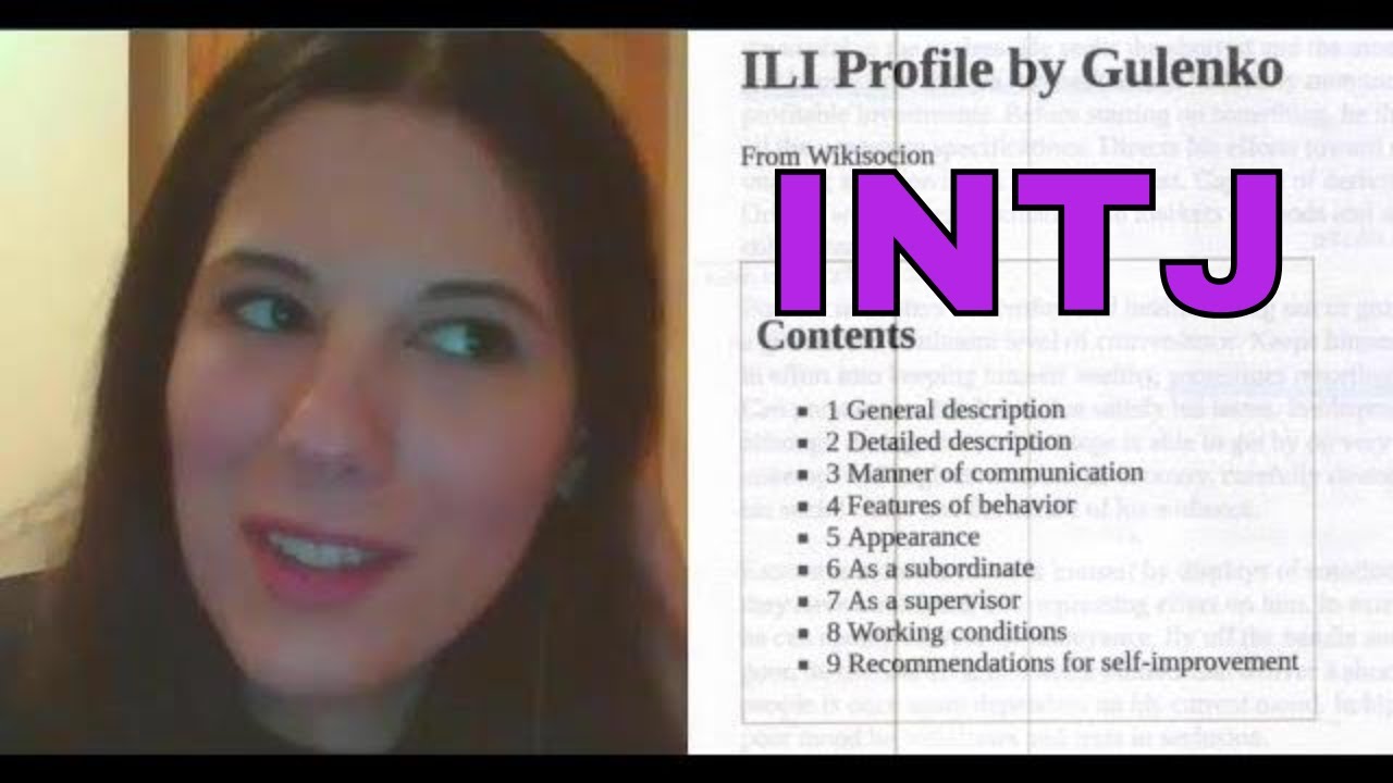 INTJ: ≈ SOCIONICS I.L.I. Wikisocion Profile by Gulenko #2 (#2 = Ruth ...