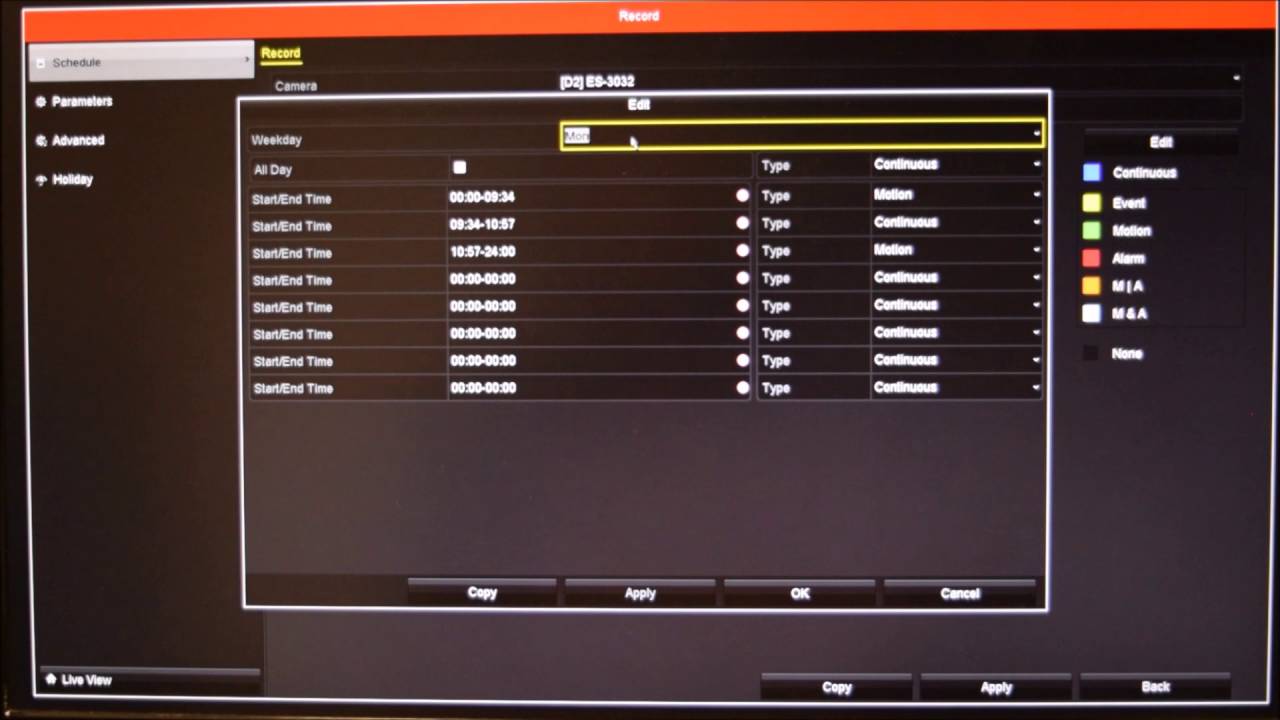 Tutorial: Video recording parameters - YouTube