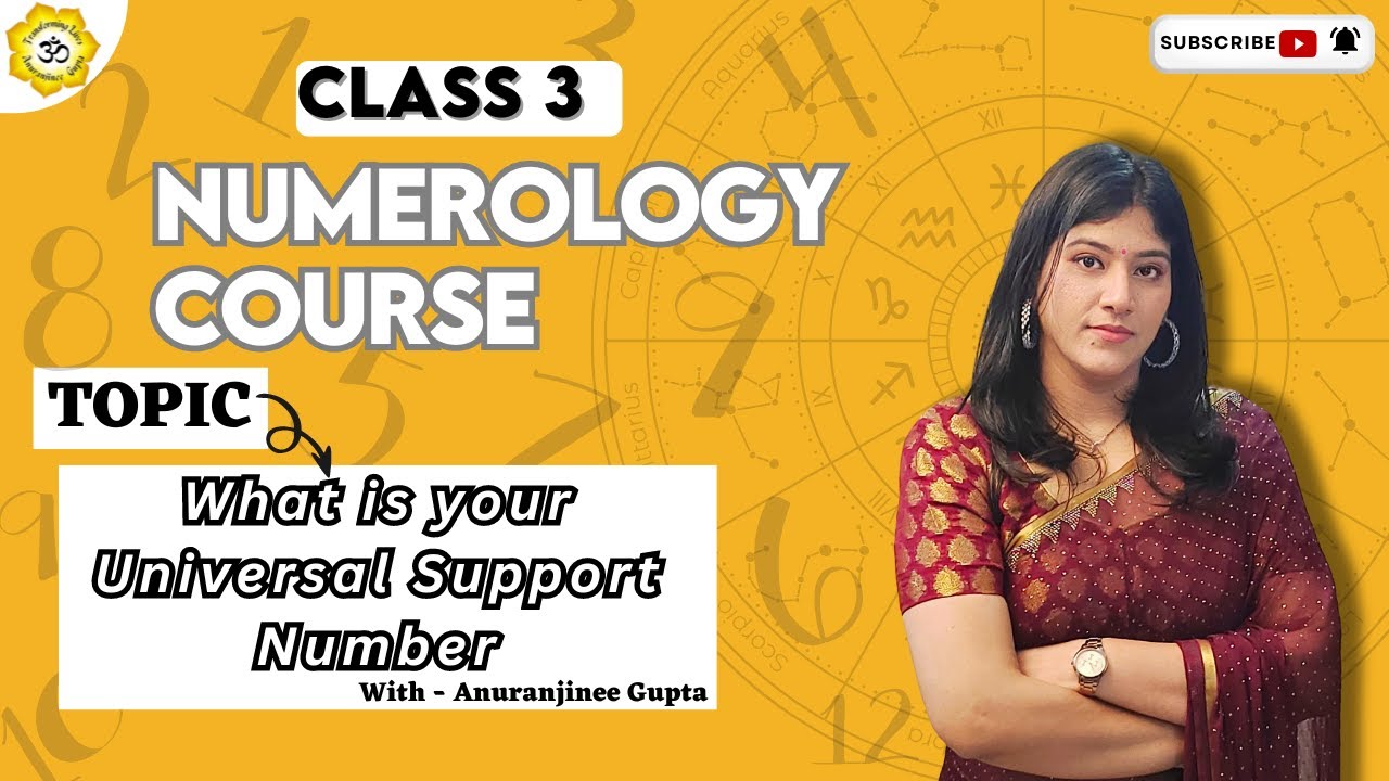 Numerology Class 3 - What is Your Universal Support Number? - YouTube