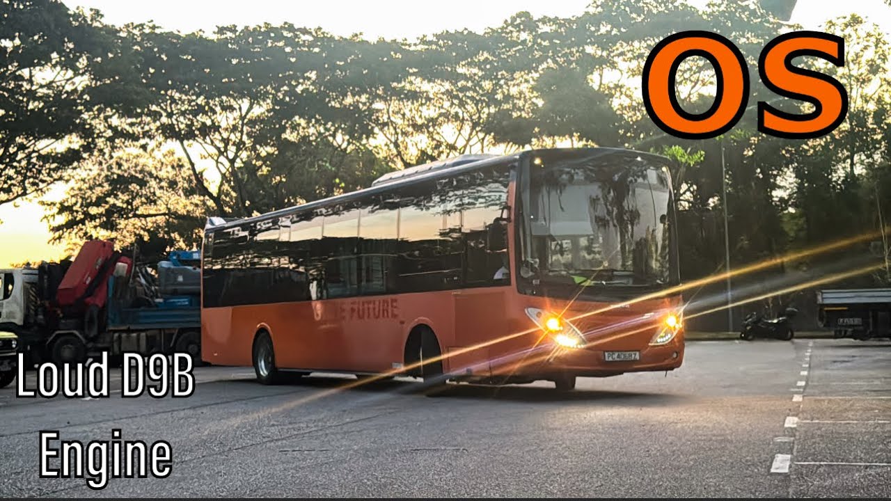 [Joyride] Loud D9B Engine! Volvo B9L SC Chivalrous (ZF-Ecolife) PC4068Z ...