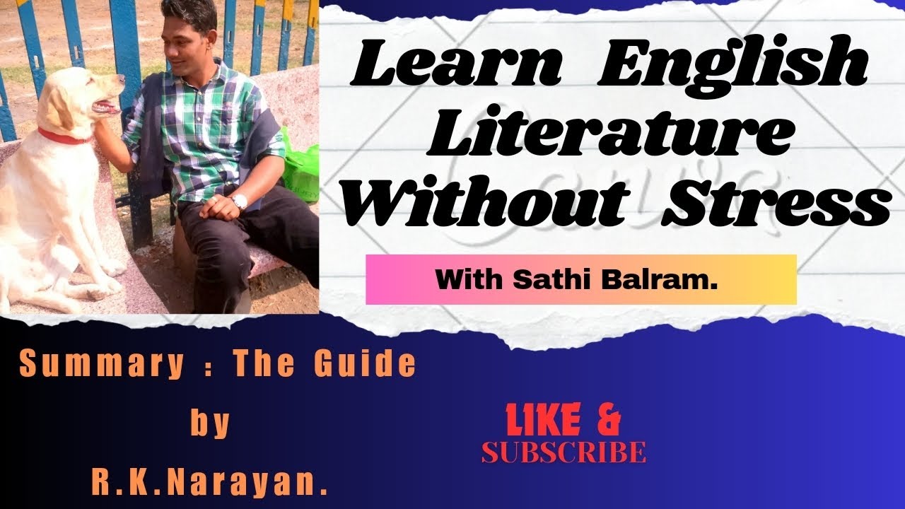 Summary - The Guide novel by R. K. Narayan. - YouTube