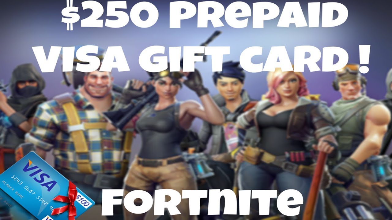 Fortnite Battle Royale : Get amazing Prepaid VISA gift card For FREE ...