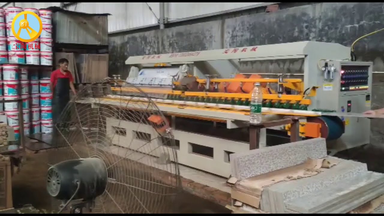Ceramic tile processing plant:TILE CUTTING MAHINE ,AND 14-heads arc ...