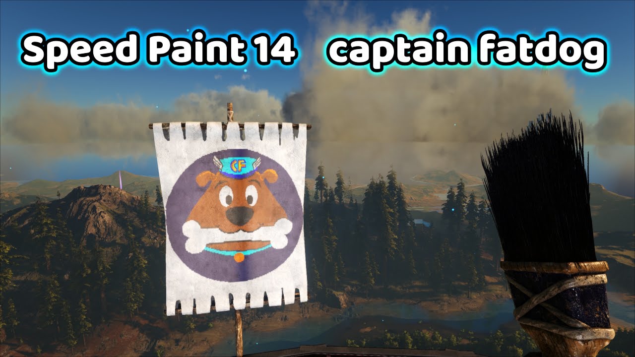 ARK; Speed paint 14 captain fatdog - YouTube