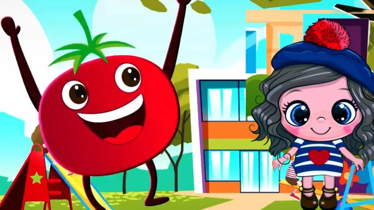 Lal Tamatar | लाल टमाटर | Hindi Rhymes for Children | Hindi Poem for ...