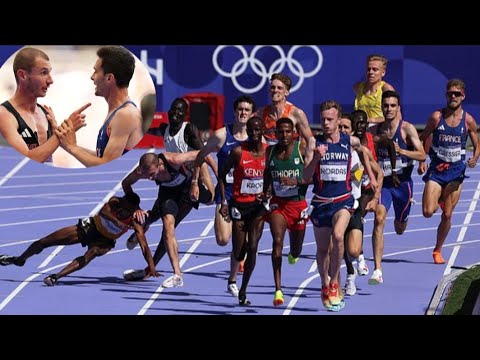 George Mills Confronts French Rival After Fall in Chaotic 5000m Heat ...