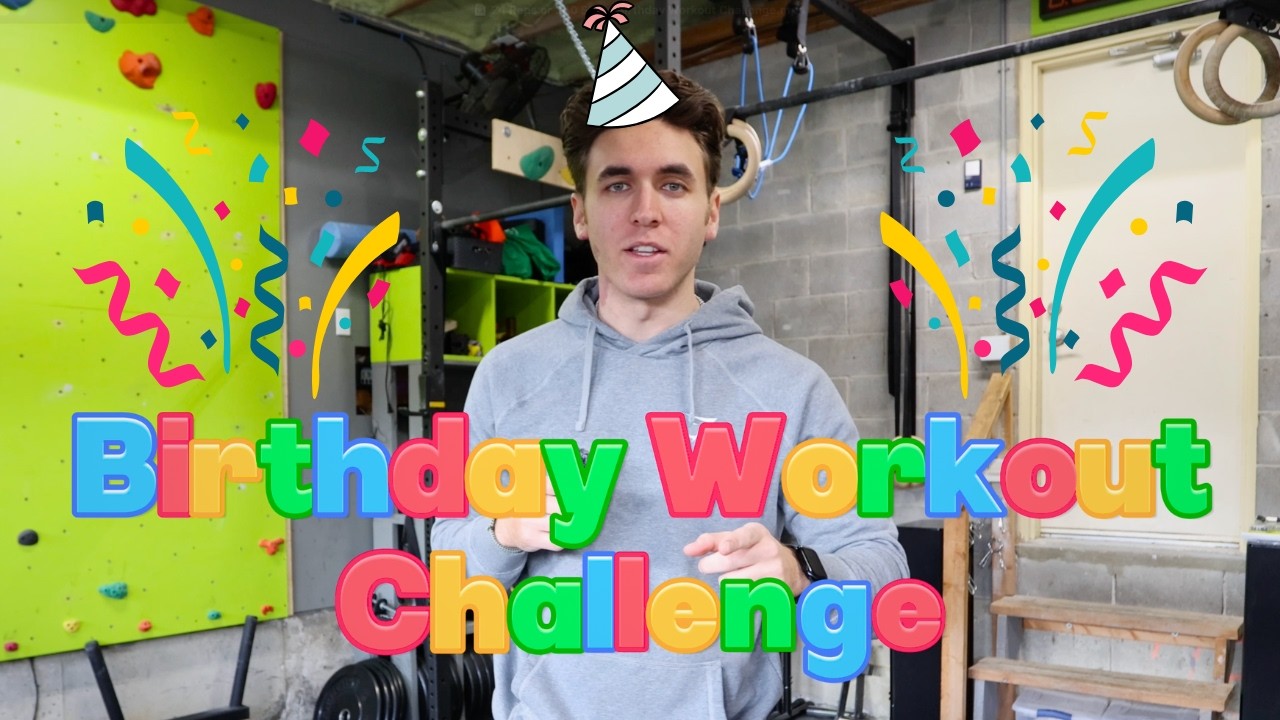 BIRTHDAY WORKOUT CHALLENGE // 24 Reps or 240 Steps - YouTube