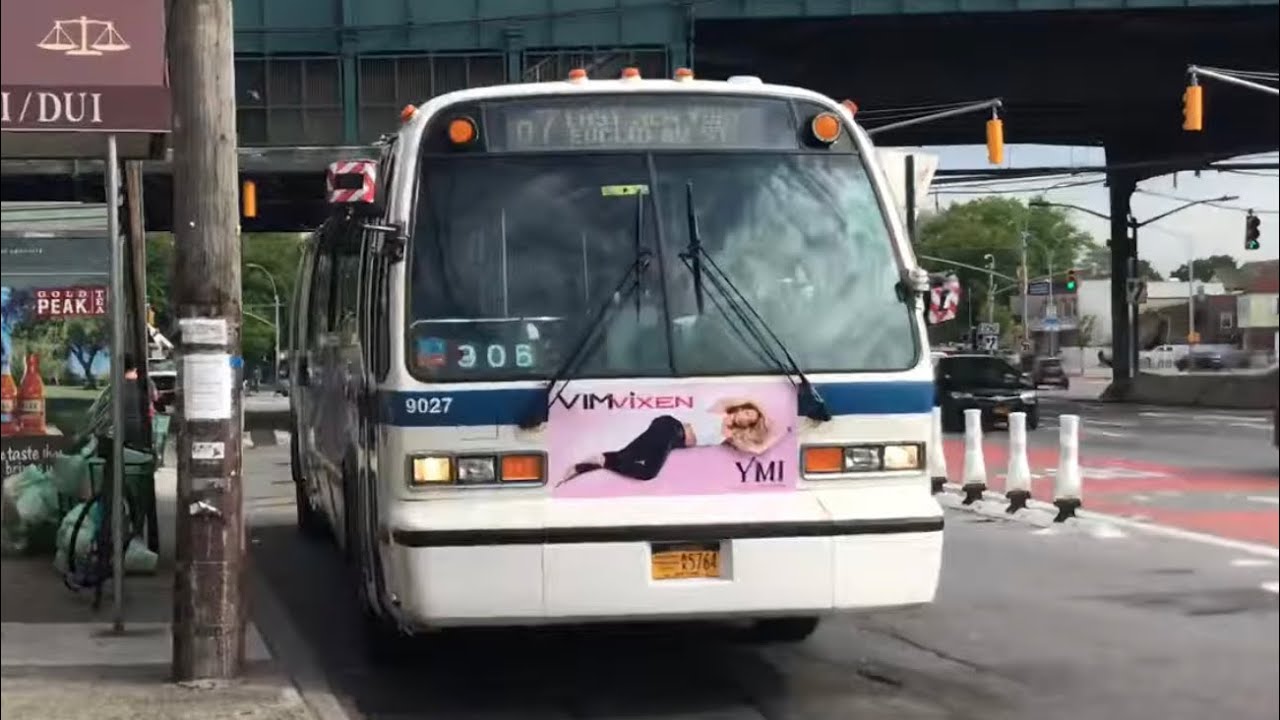 East New York-Euclid Av Station Bound 1996 Novabus RTS 9027 Q7 Bus From ...