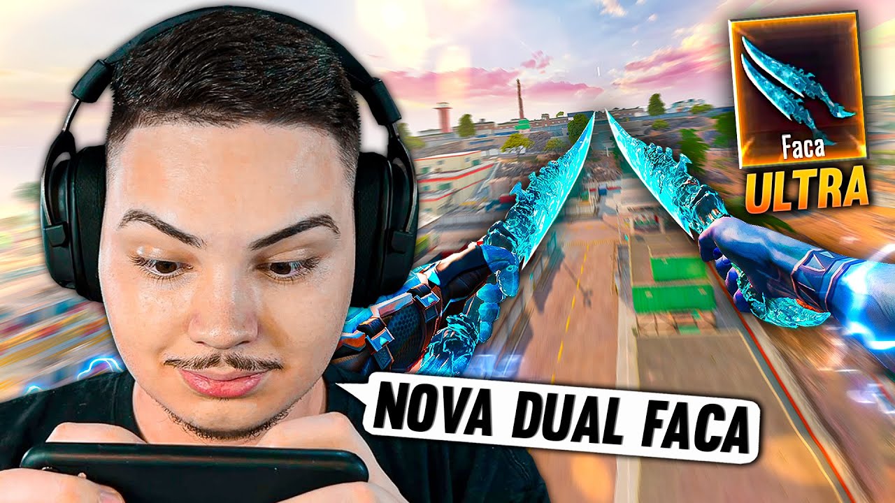 *NOVA DUAL FACA* de GELO ULTRA no BLOOD STRIKE 🔥 (FACA - INVERNAL ...