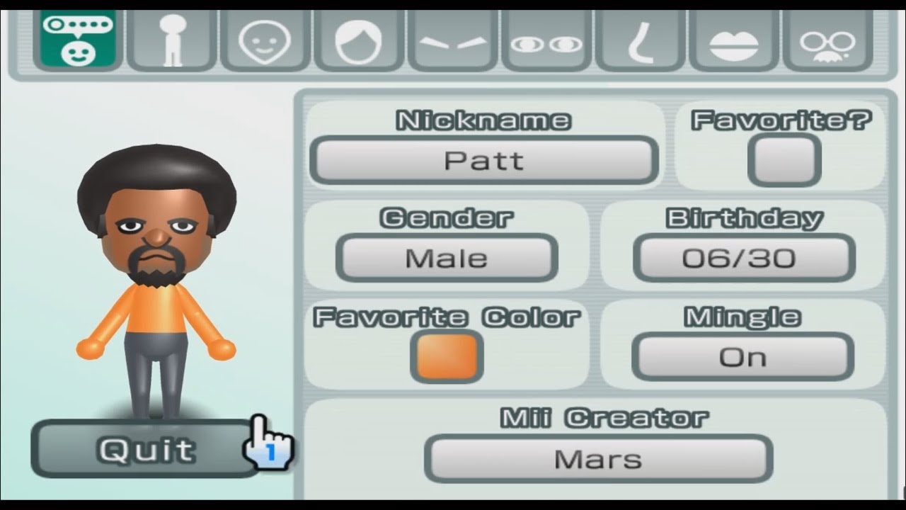 Patt - Wii Sports - Mii 1415 - YouTube