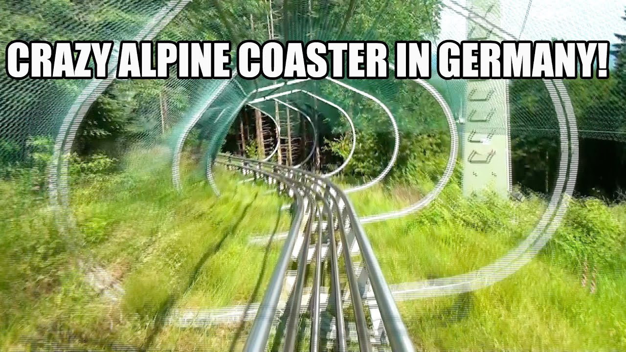 Awesome Trapper Slider Alpine Roller Coaster POV Fort Fun Germany - YouTube