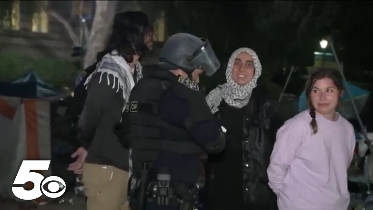 Hundreds have been arrested in campus protests across the U.S. - YouTube