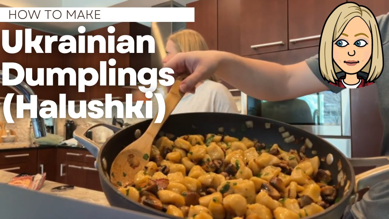 How To Make Ukrainian Dumplings (Halushki) - YouTube