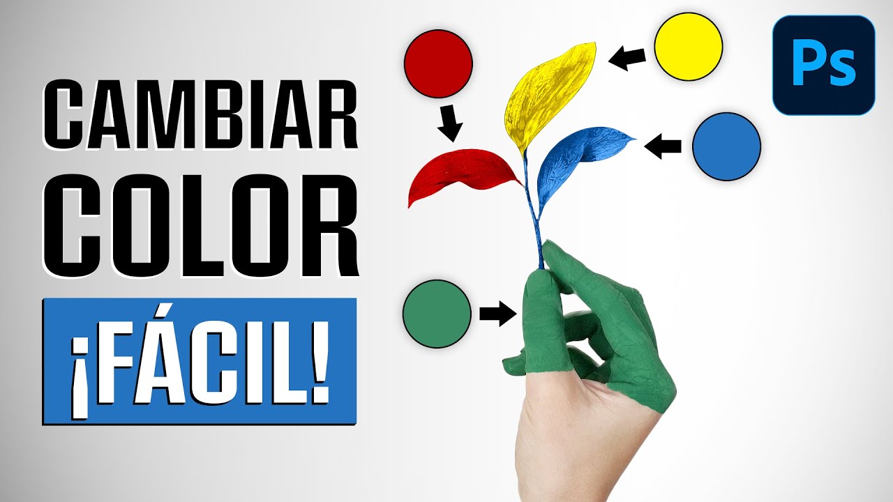 Cómo cambiar color por un color exacto en Photoshop ¡MUY FÁCIL! - YouTube