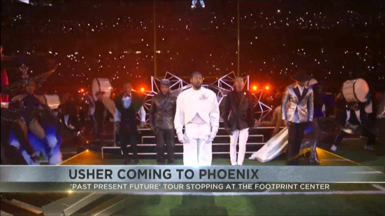 Usher making a stop on his tour right here in Arizona - YouTube
