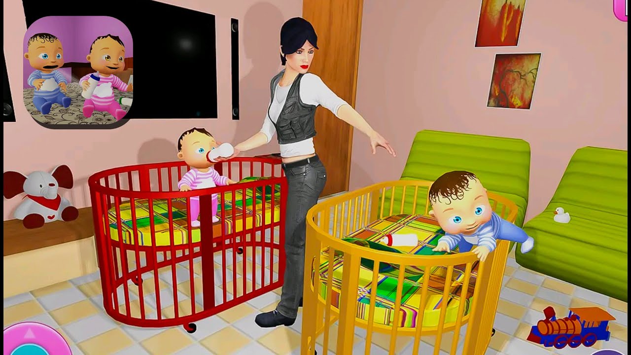Real Twins Baby Simulator 3D - New Baby Simulator - Gameplay ...