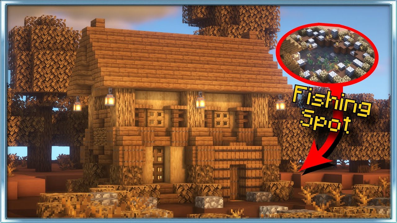 Minecraft | Simple Fisherman House Building Idea | How to Build a ...