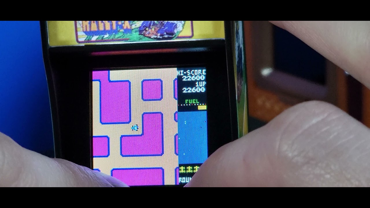 my unboxing The Tiny arcade the New Rally X Review and gameplay final ...