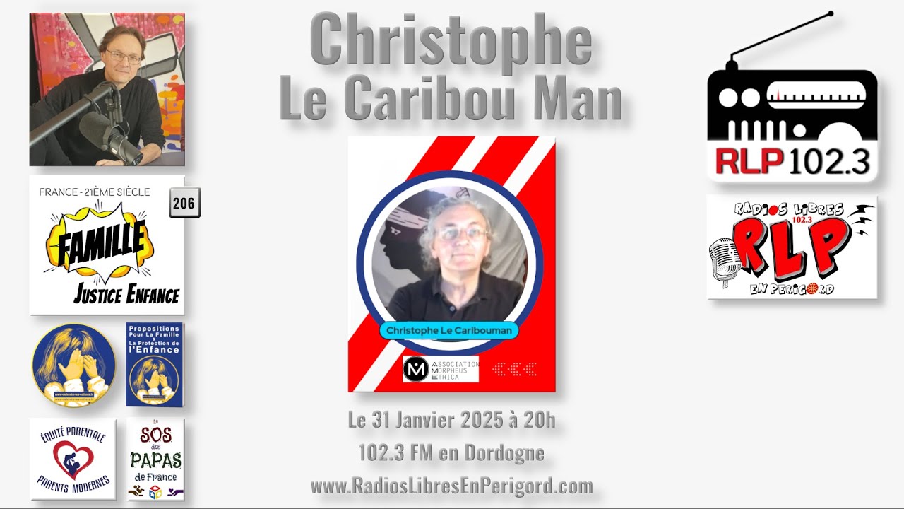Famille Justice Enfance 206 : Christophe Le Caribou Man + Bonus - YouTube