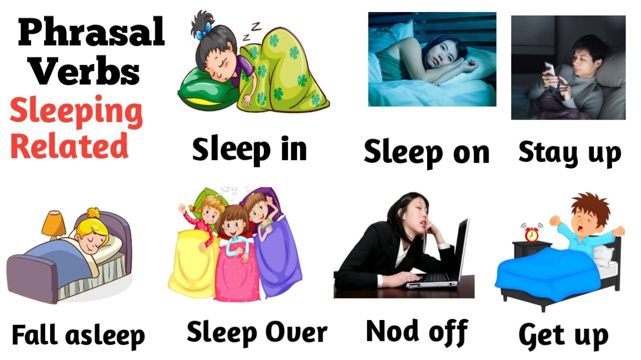 Sleeping Related Phrasal Verbs | Phrasal Verbs With Example - YouTube