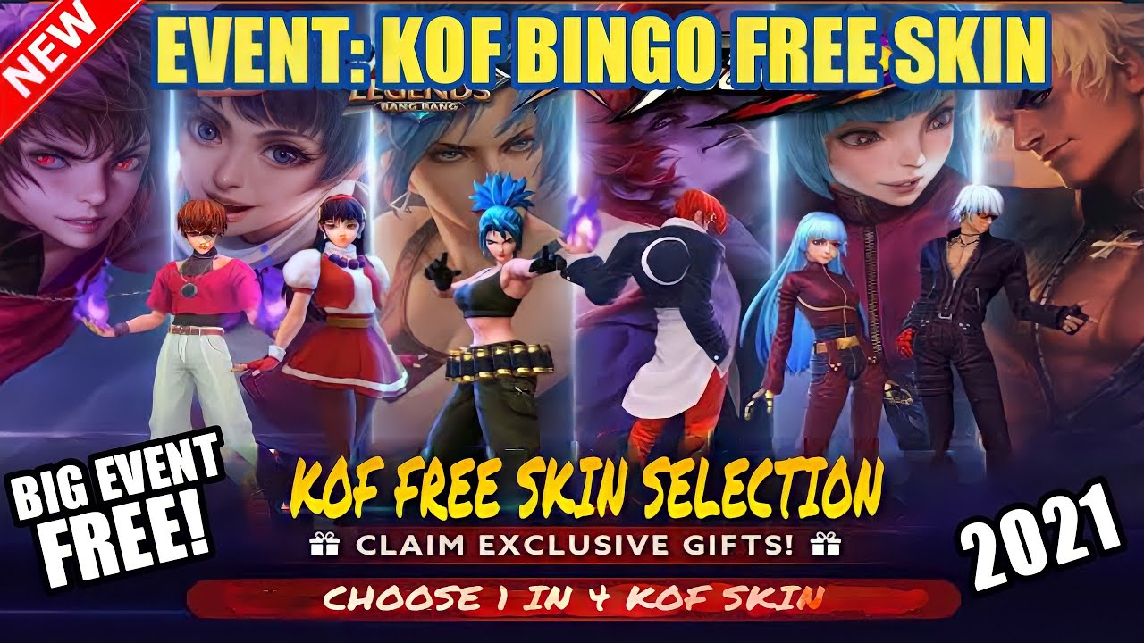 NEW FREE KOF CHOOSE 1 FROM 4 KOF SKIN PERMANENT SUMMER BIG EVENT ...