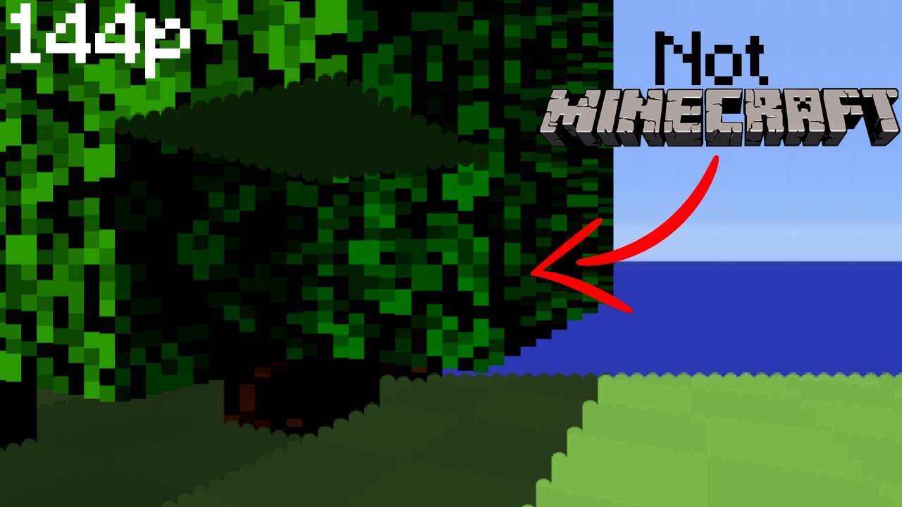 Minecraft, but it's not minecraft? - YouTube