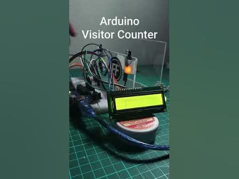 Simple Arduino Project, visitor counter up down using infra red - YouTube